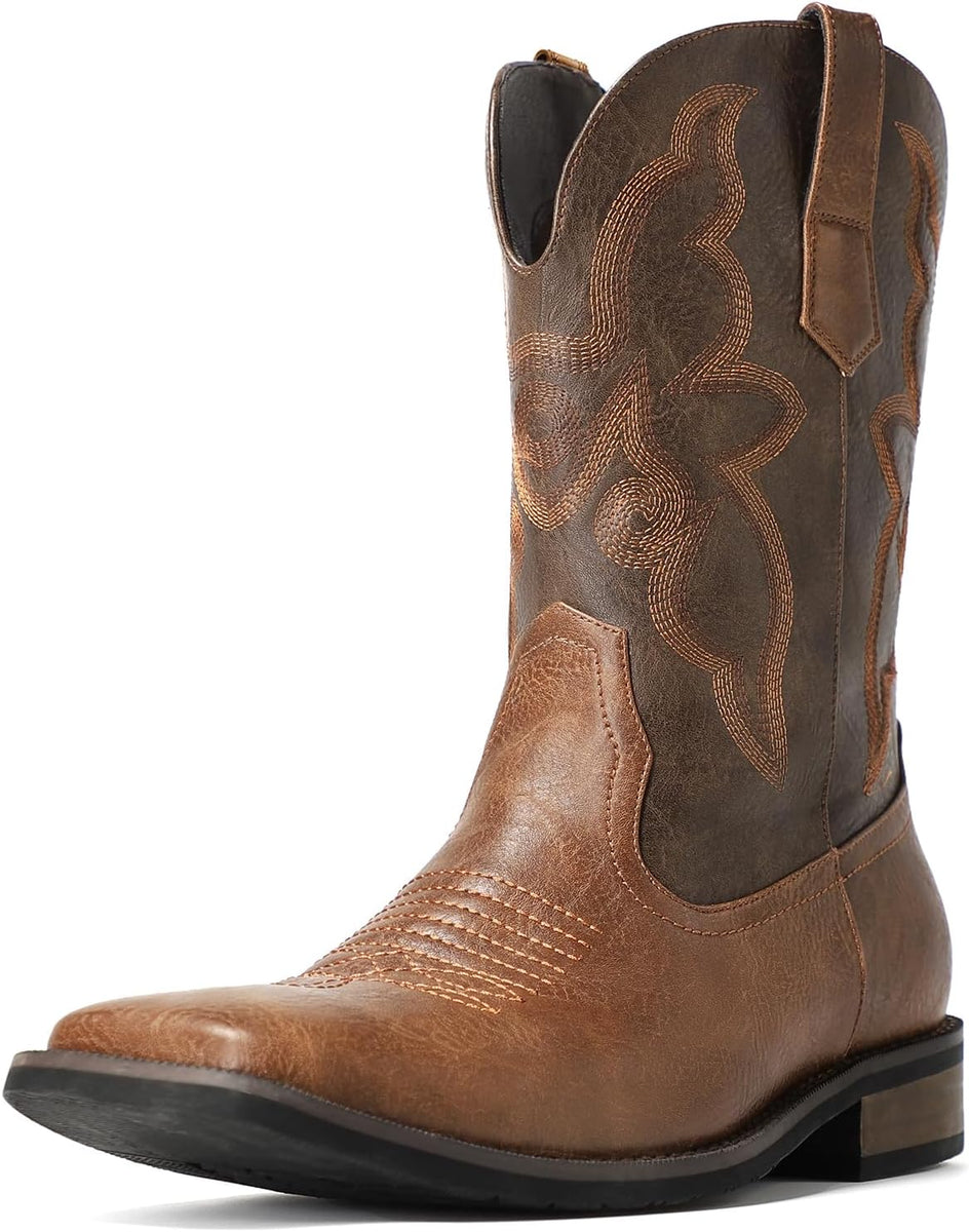 Cowboy Boots for Men - Western Boot Men'S Cowboy Boots with Square Toe – Buckaroo House